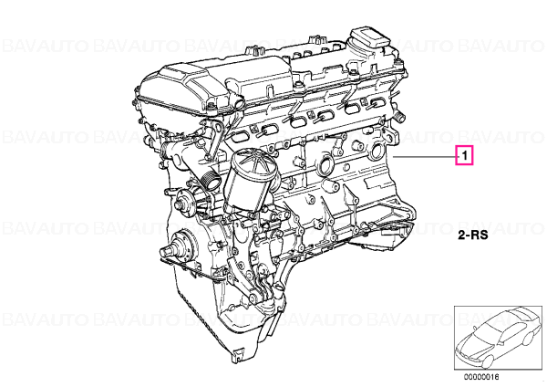 Exchange short engine 206S2 - VANOS | BavAUTO